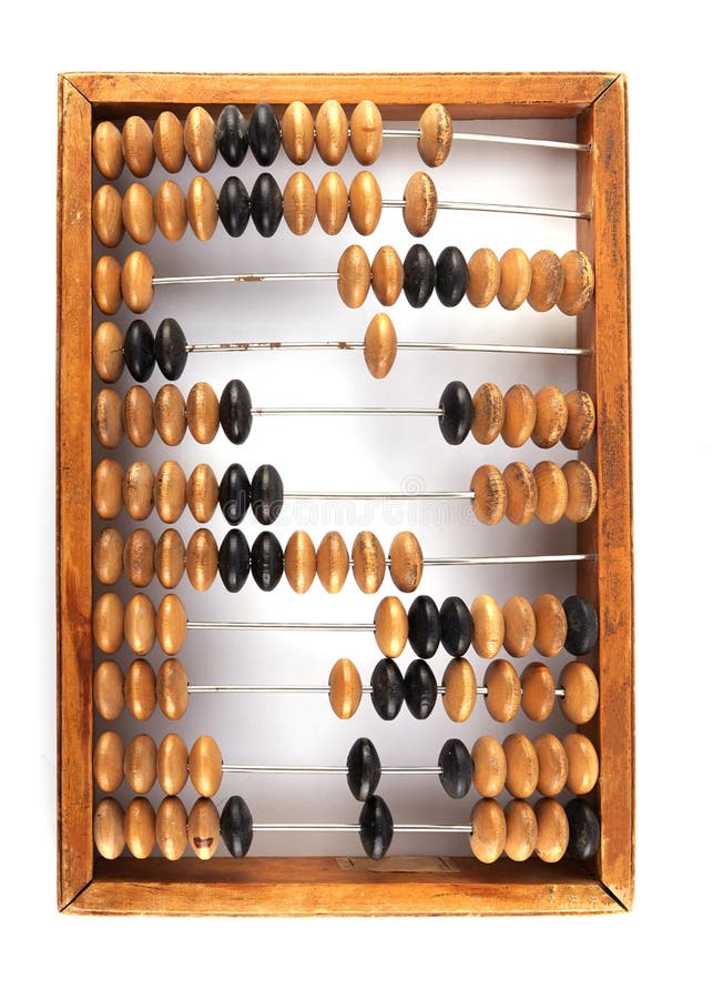 Old retro abacus stock photo. Image of equipment, coin - 115472048