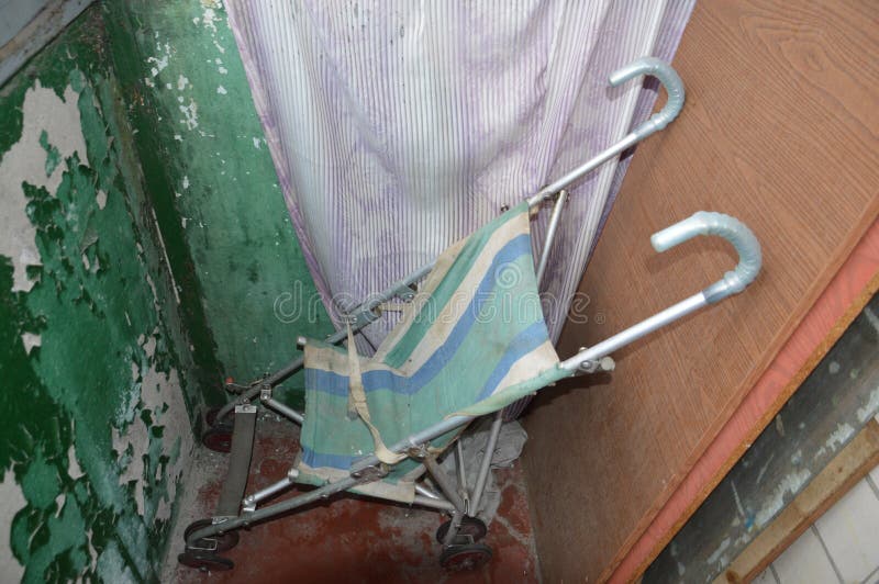 Old Retro Baby Stroller for Walking Stock Image - Image of young, retro ...