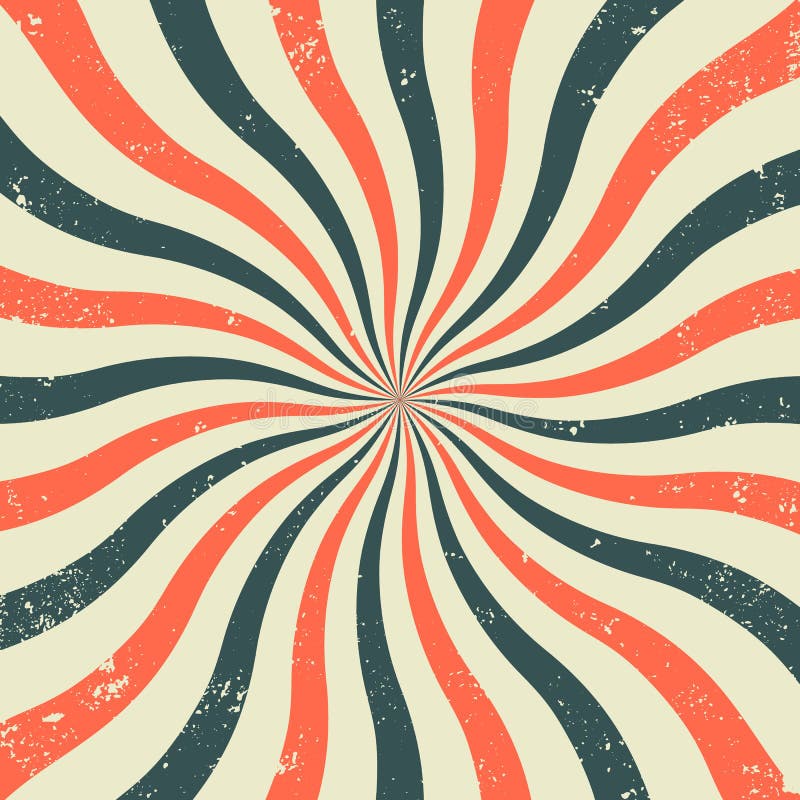 Old Retro Background with Rays and Explosion Imitation. Vintage ...