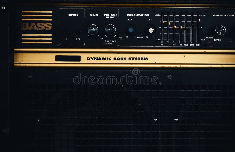 Old Retro Bass Amp stock image. Image of amplifier, tool - 84801151