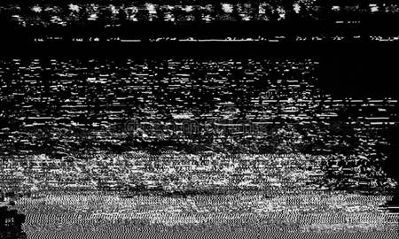 8 Bit Bug Glitch Screen Bw Distortion Stock Image - Image of digital ...