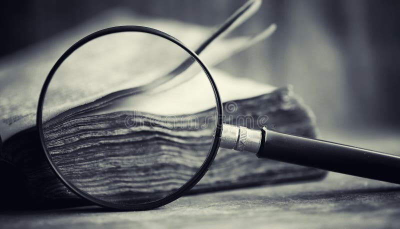 An Old Retro Book on the Table. an Encyclopedia of the Past on a Stock ...