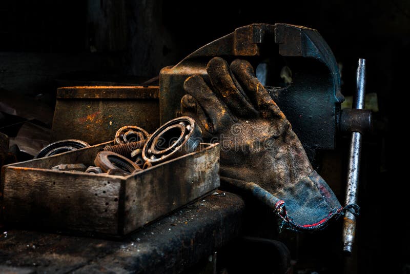 Old Retro Central Forge Abandoned Stock Photo - Image of metal, lowkey ...