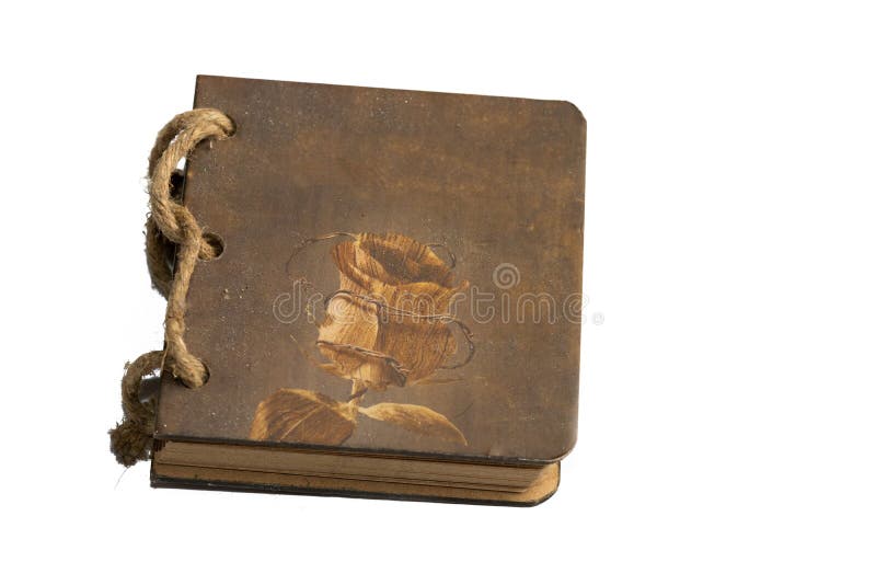 Retro Paper Notebook on the White Background Stock Photo - Image of ...