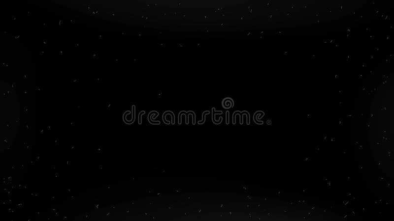 Old Retro Film with Glare and White Interference on Black Screen. Stock ...