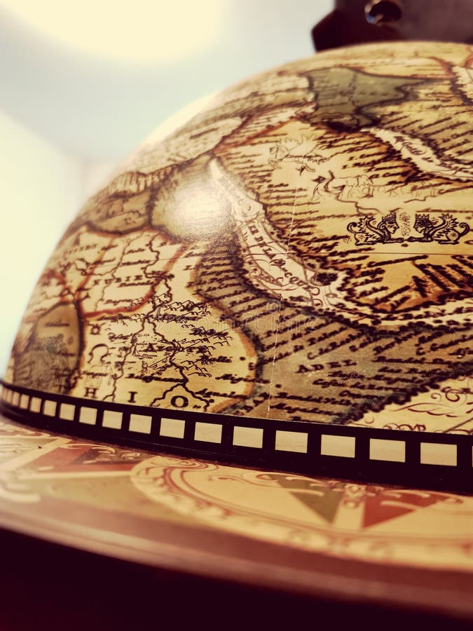 Vintage globe stock photo. Image of pretty, vintage - 249924516