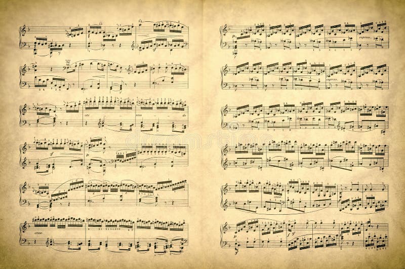 Old Sheet Music Beethoven