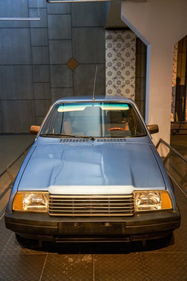 An old retro hatchback car stock image. Image of abandoned - 318459199