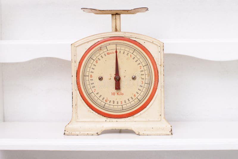 Old retro home balance stock image. Image of groceries - 5859923