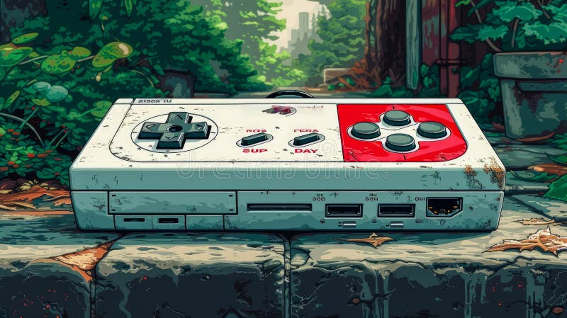 Old Retro Joystick Controller for Video Game Console from the 80s 90s ...