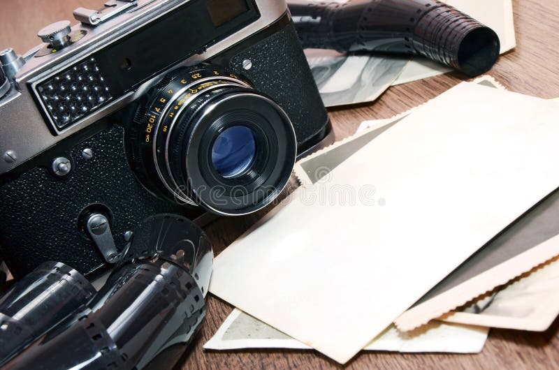 Old retro photo camera stock photo. Image of equipment - 22958524