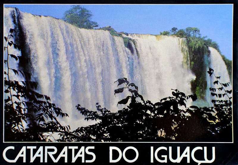 Old Postcard from Vacation in Brazil Editorial Photography - Image of ...