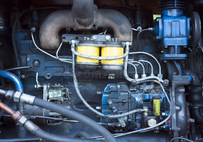 Old retro style motor stock image. Image of industry - 93691777