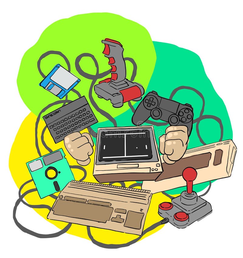 Old Computer Game Pong Stock Illustrations – 12 Old Computer Game Pong ...