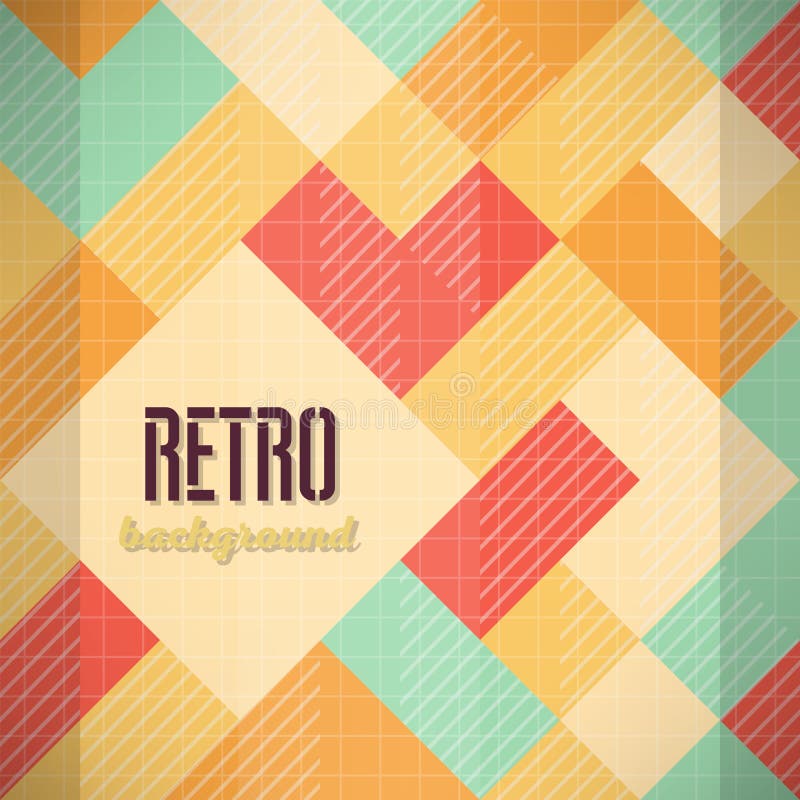 Old Retro Vintage Style Background Design Template Stock Vector ...