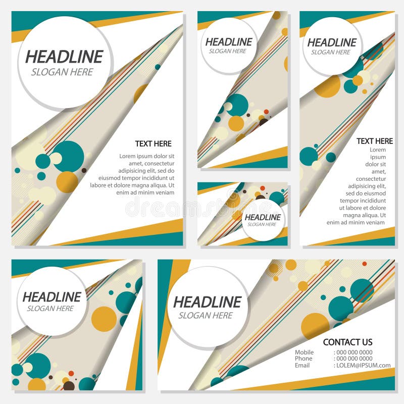 Old Retro Vintage Style Background Design Template Stock Vector ...