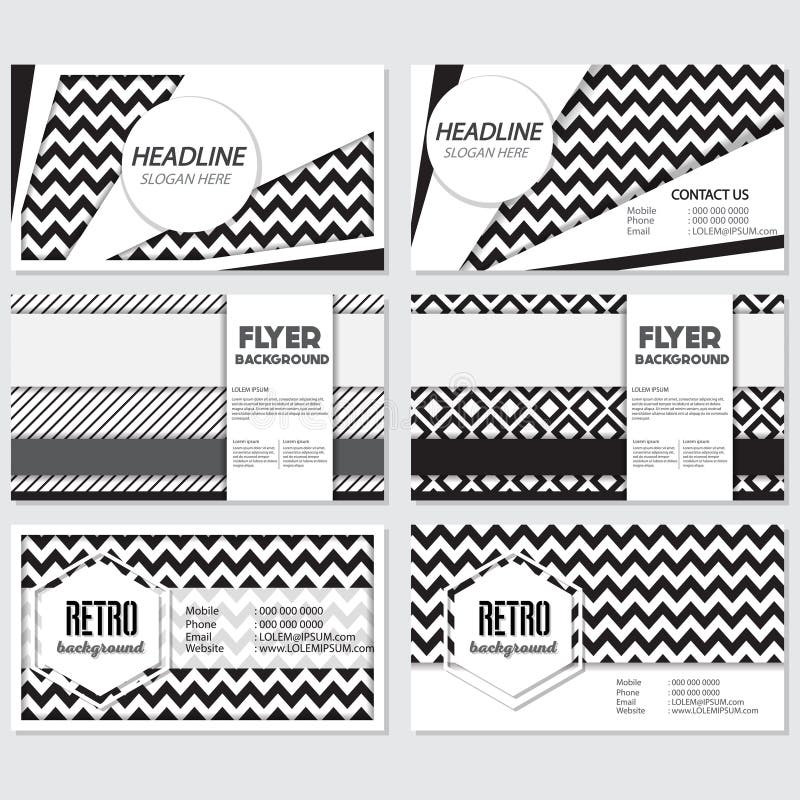 Old Retro Vintage Style Background Design Template Stock Vector ...