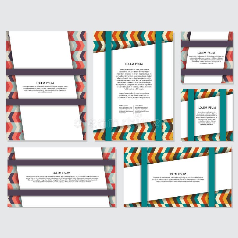 Old Retro Vintage Style Background Design Template Stock Vector ...