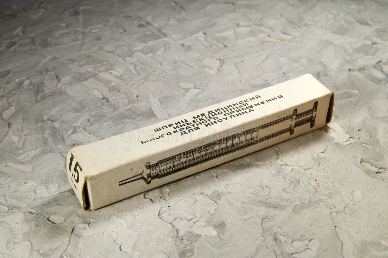 Old Reusable Syringes and Needles. Multiple-use Syringes Editorial ...
