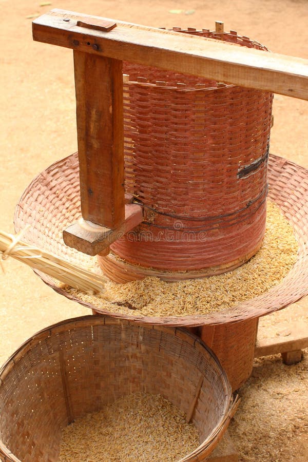 The old rice milling stock photo. Image of agriculture - 37023256