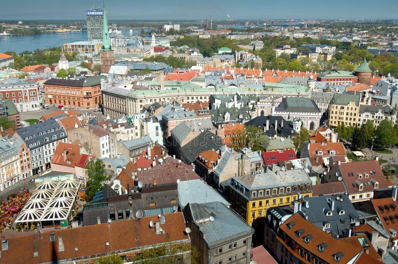 Old Riga. stock photo. Image of bridge, color, bright - 28491158