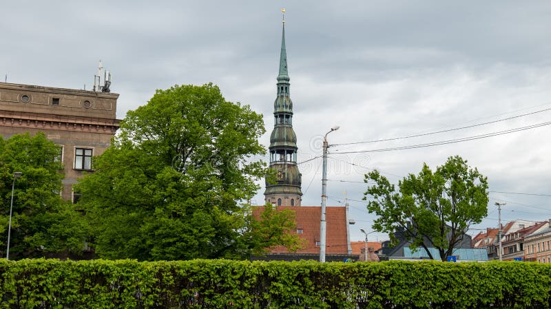 Old Riga Buildings and Views Stock Image - Image of architecture ...