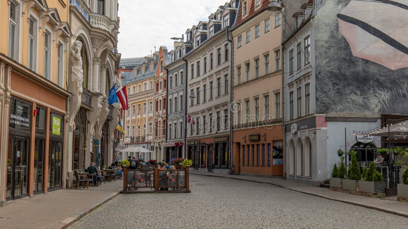 Old Riga Buildings and Views Editorial Photo - Image of brick, historic ...