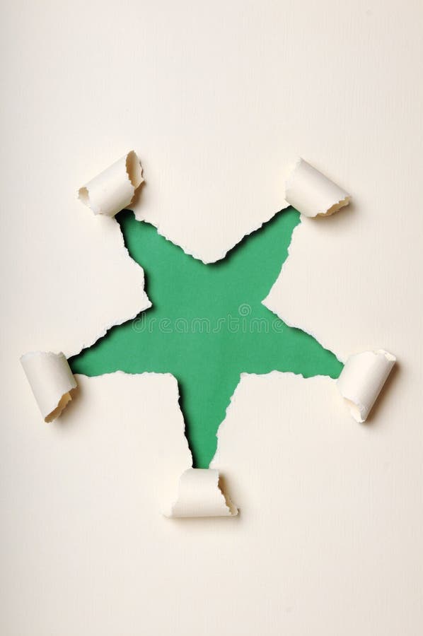 Old Ripped Paper Forming Triangle Stock Photo - Image of surface ...