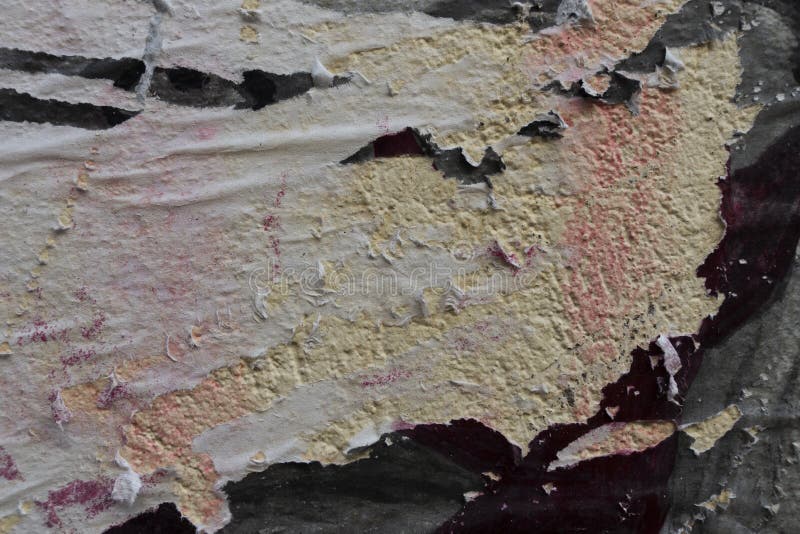 Old Ripped Torn Grunge Posters Placard Texture Background Stock Image ...