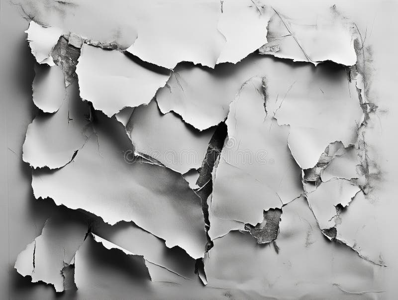 An Old, Ripped, Wrinkled Paper. Good for Any Project. Stock ...