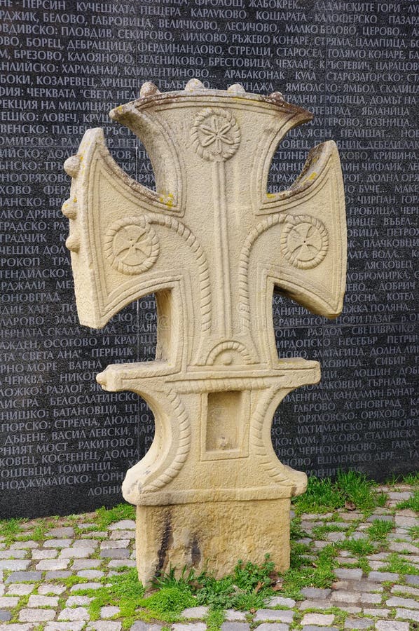 Old rite stone cross stock image. Image of cross, death - 30597055