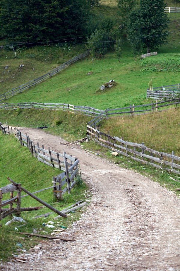 Old road stock image. Image of pathway, green, farmland - 10535489