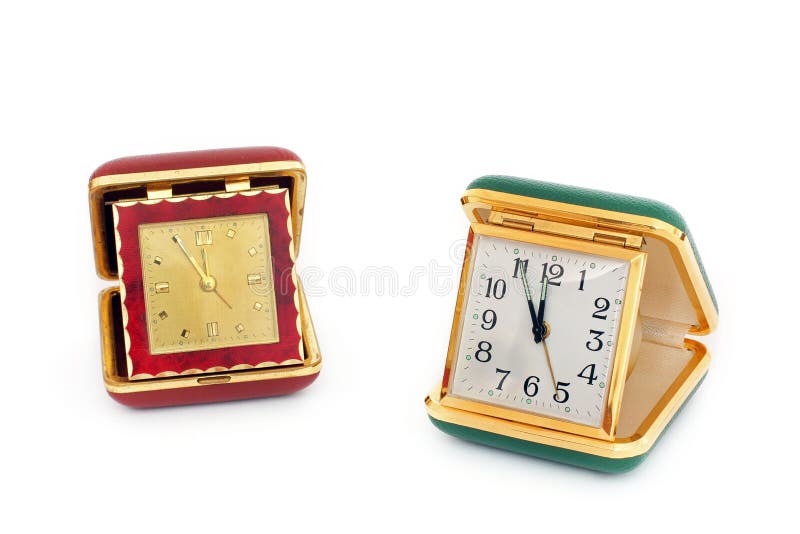 Old Road Clock. Retro Clock Stock Photo - Image of minute, model: 143011352