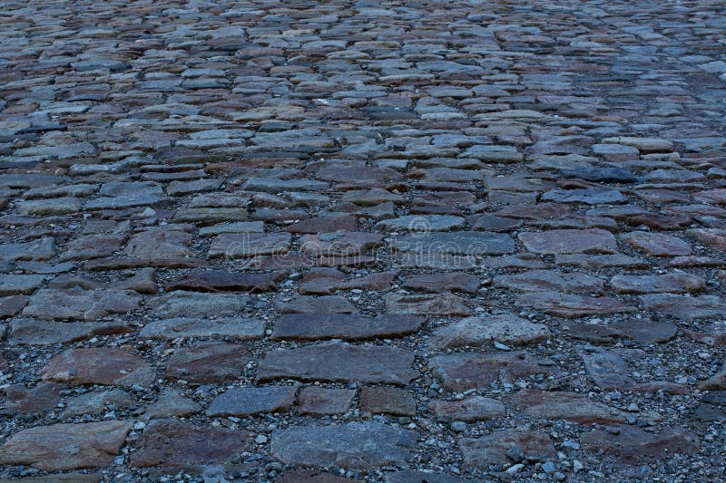 Old Road Surface of the City Square Stock Image - Image of cobblestone ...