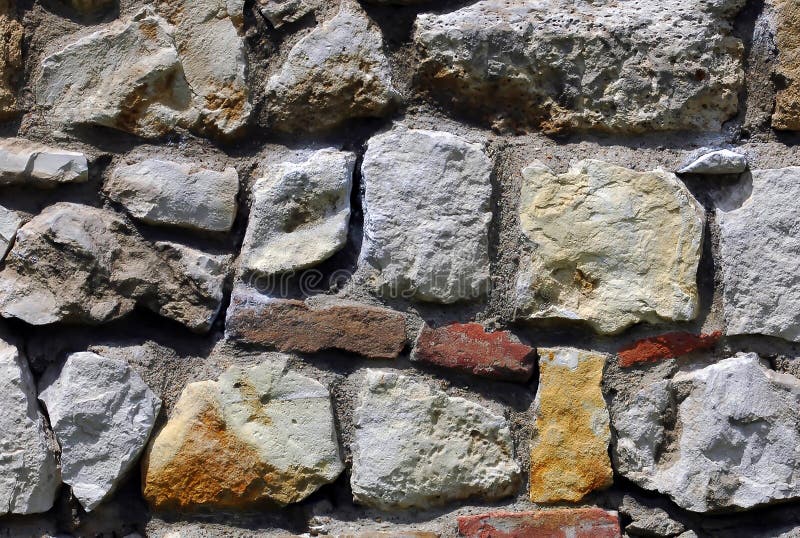 Old Rock Wall As Background Picture. Image: 9391328