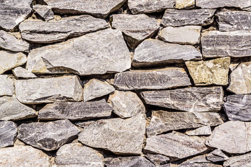 Old rock wall. stock photo. Image of blocks, dirty, solid - 51136658