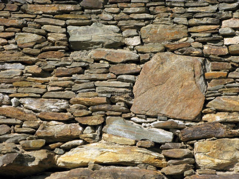 Old Rock Wall. stock photo. Image of construction, large - 60874614