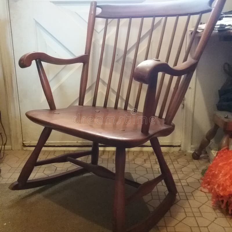 Old rocking chair stock photo. Image of rocking, antique - 119228002