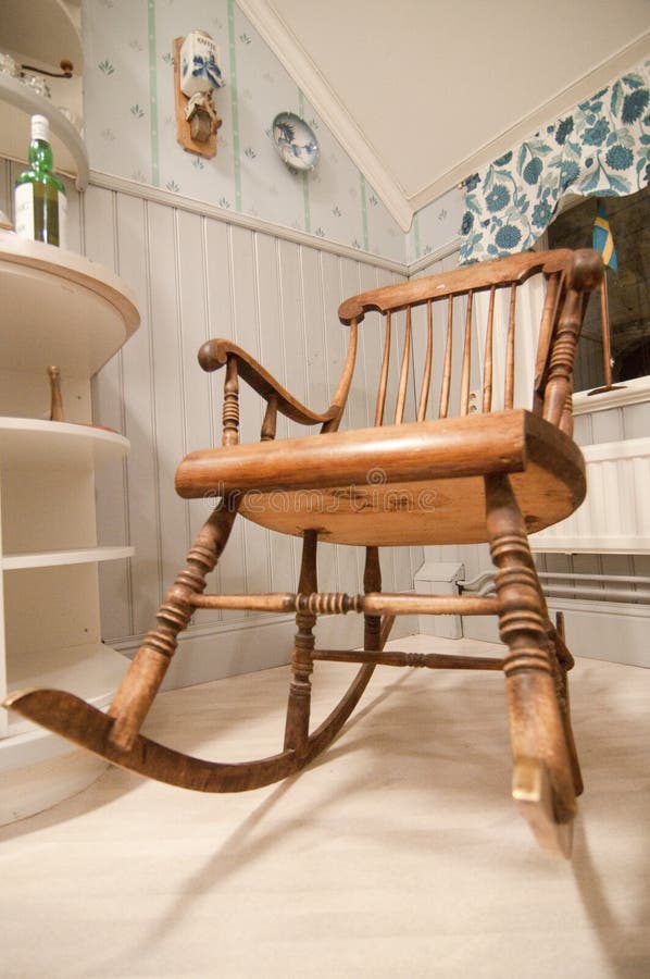 Old rocking chair stock image. Image of path, rocking - 33468433
