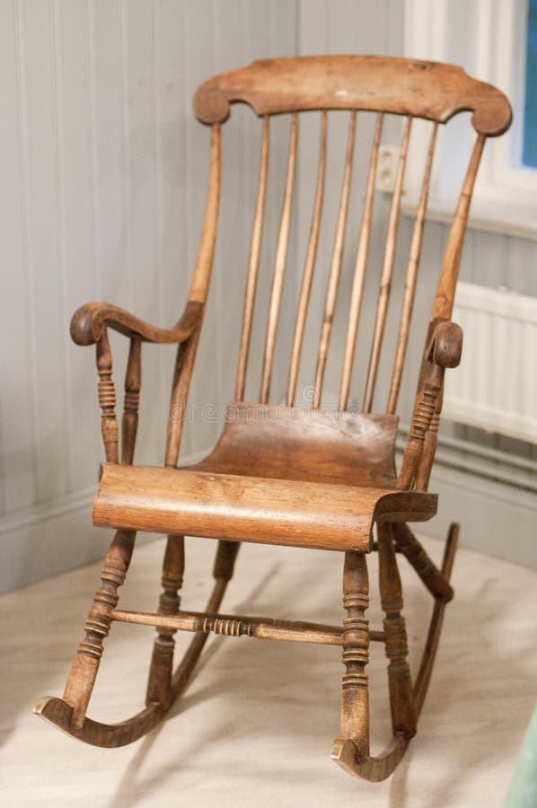 Old rocking chair stock photo. Image of wooden, furniture - 33468606