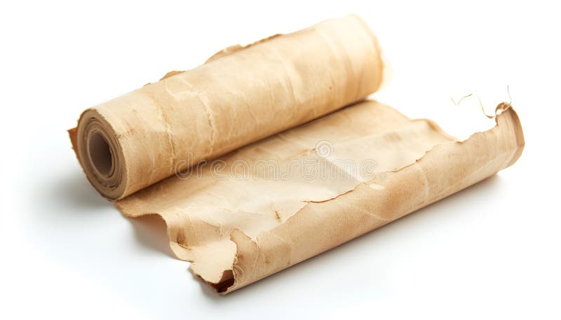 Old rolled paper stock photo. Image of medieval, decorative - 342361486