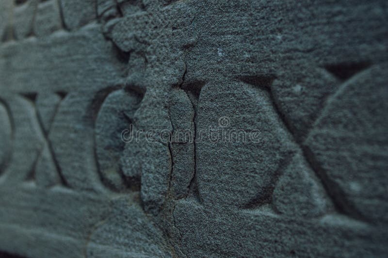 Old Roman Numerals Engraved on a Texture Stone Stock Image - Image of ...