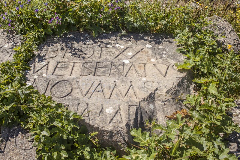 Old roman text stock photo. Image of engraving, burnt - 39840288