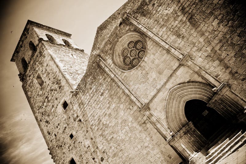 Old romanesque church stock photo. Image of sepia, prayer - 10176412