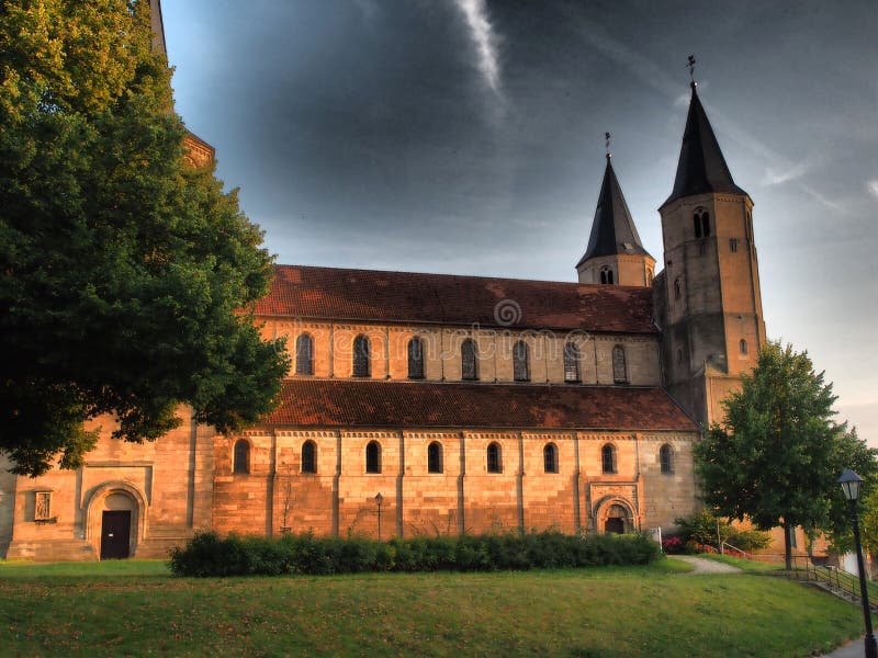 Old Romantic Church with an Interesting Background Stock Photo - Image ...