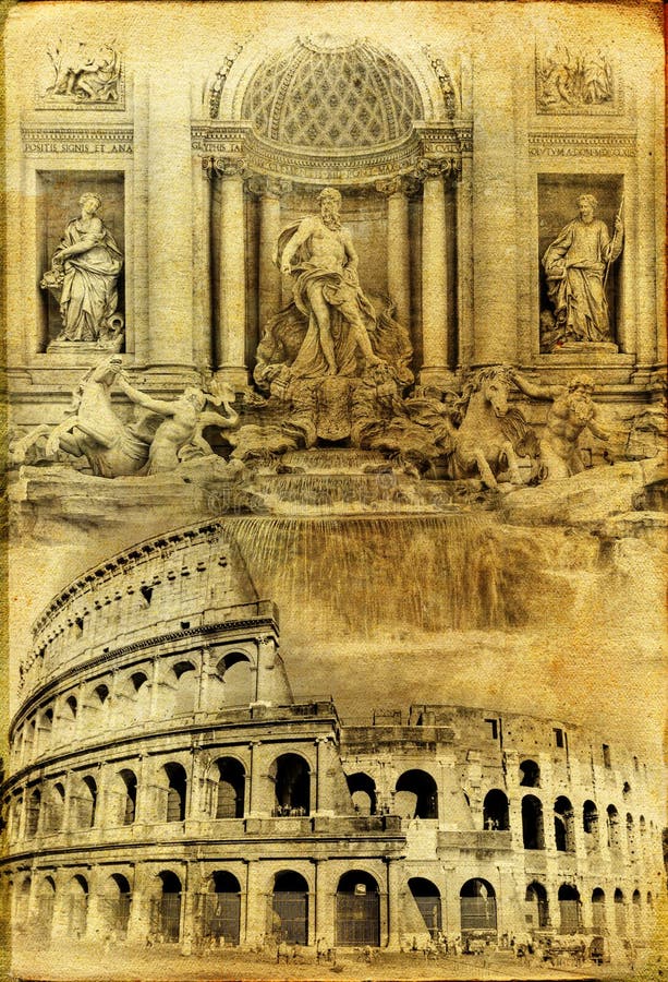 Old Rome stock image. Image of gladiator, artwork, journey - 12720935