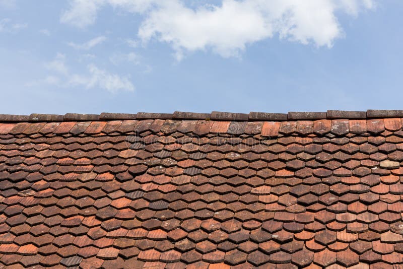 Old Roof Shingles Background Stock Image - Image of europe, european ...