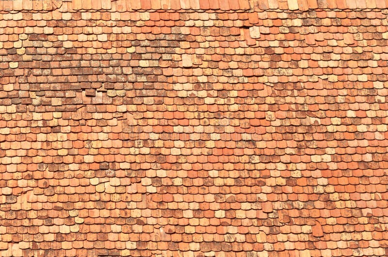 Old roof texture stock photo. Image of ceramic, rooftop - 42945382
