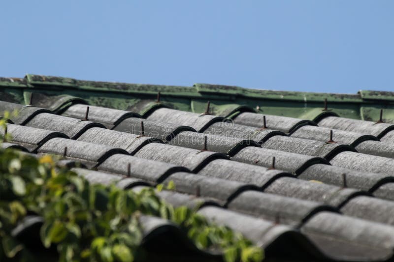 Old Roof Tiles of House stock photo. Image of building - 303720574