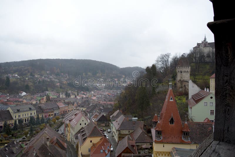 Roof view in old city stock photo. Image of view, street - 104880540